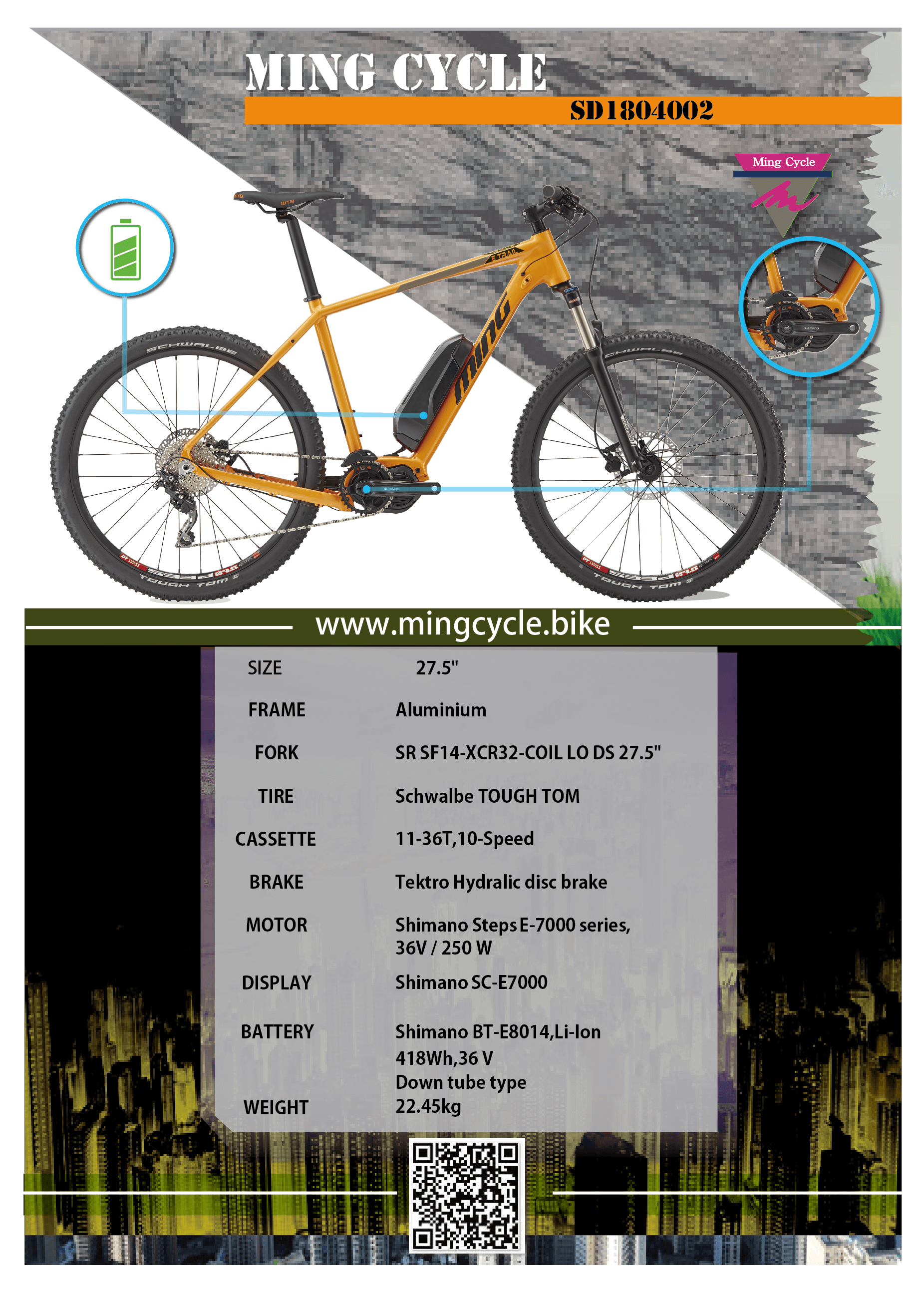 Electric bike - Ming Cycle